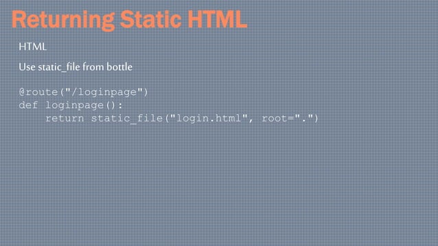 Python Code Camp for Professionals 4/4 | PPT