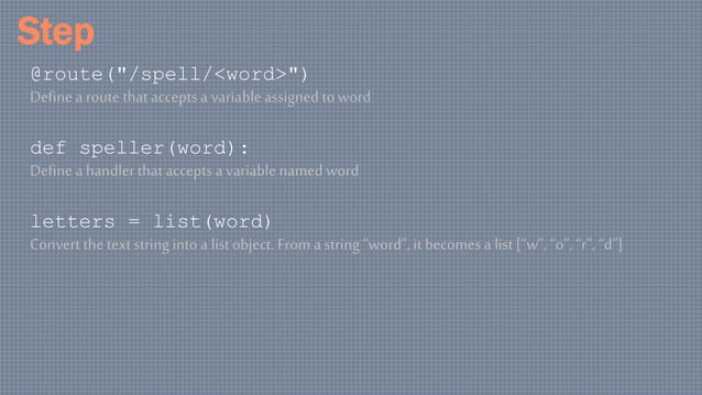 Python Code Camp for Professionals 4/4 | PPT