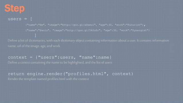 Python Code Camp for Professionals 4/4 | PPT