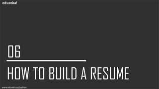 Python Developer Resume | Python Developer Skill Set, Jobs, Roles and ...