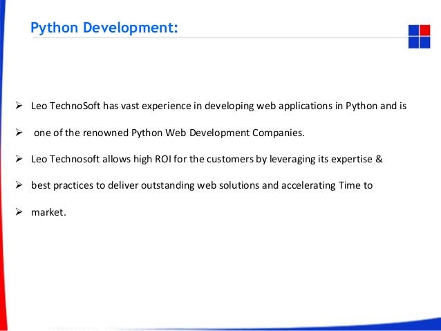 Python development