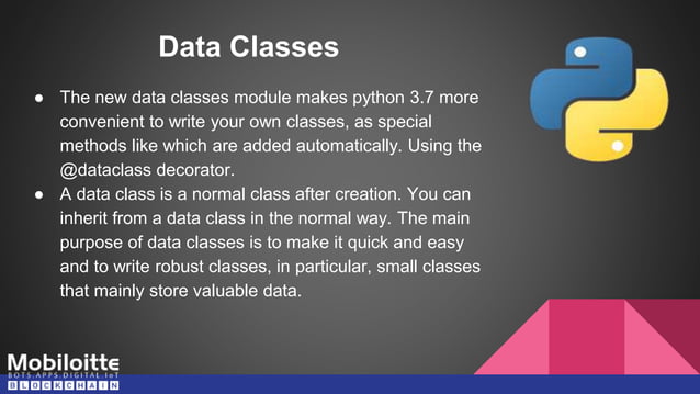 Python Version 3.7 | PPT