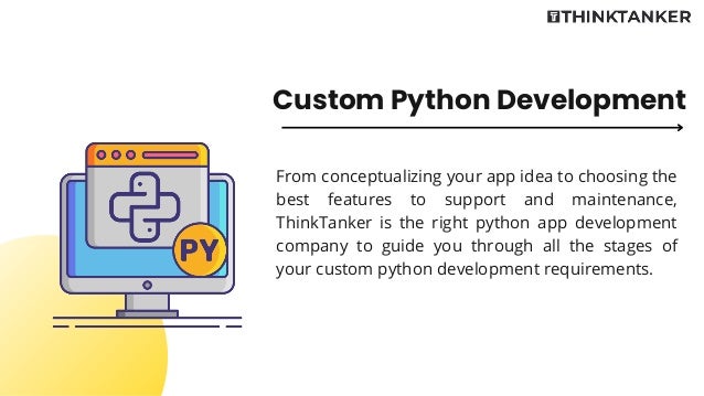 Python Development Company India - Think Tanker | PPT