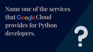 Python development environment developer student clubs | PPT