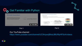 Python development environment developer student clubs | PPT