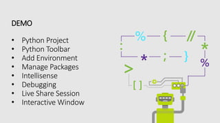 Python Development in VS2019 | PPT