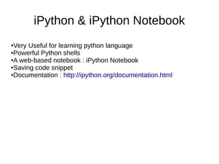 Python dev tool introduction | ODP | Programming Languages | Computing