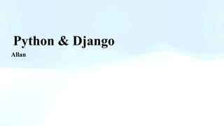 Python & Django | PPT