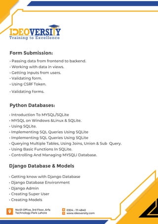 Python Django RoadMap.pdf dfsffsdfsdfsdfideoversity | PDF