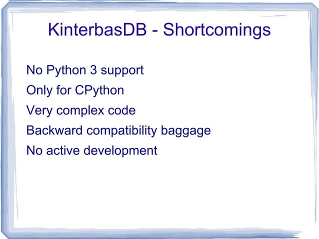 Firebird Python Drivers: Current state and future | ODP | Databases ...