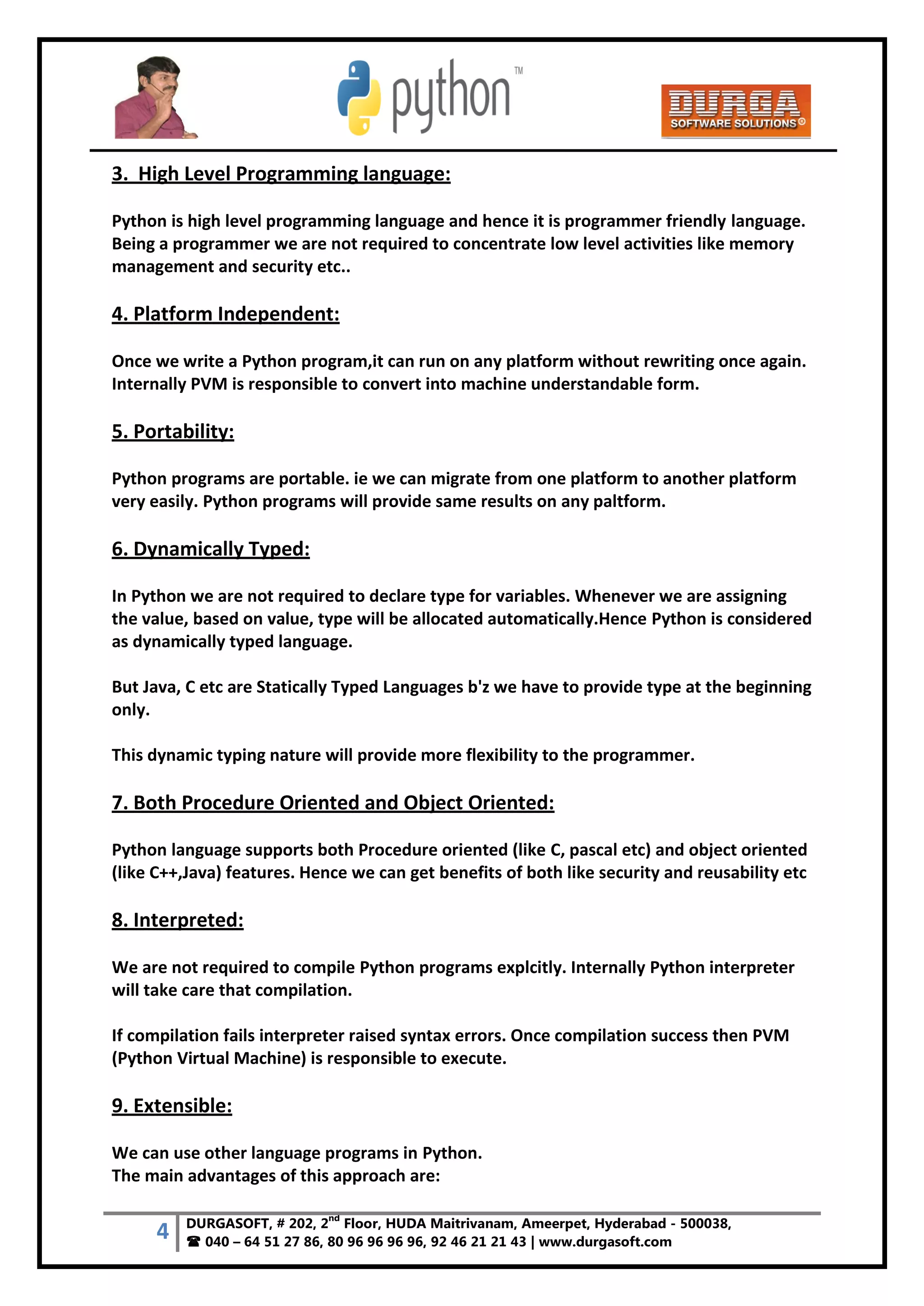 Python Notes.pdf | Programming Languages | Computing