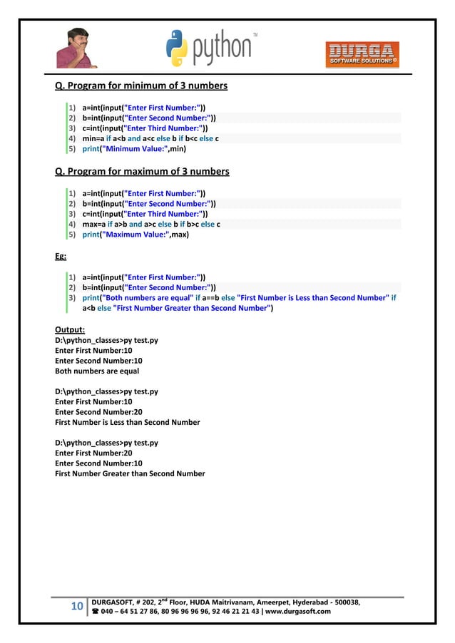 Python Notes.pdf | Programming Languages | Computing