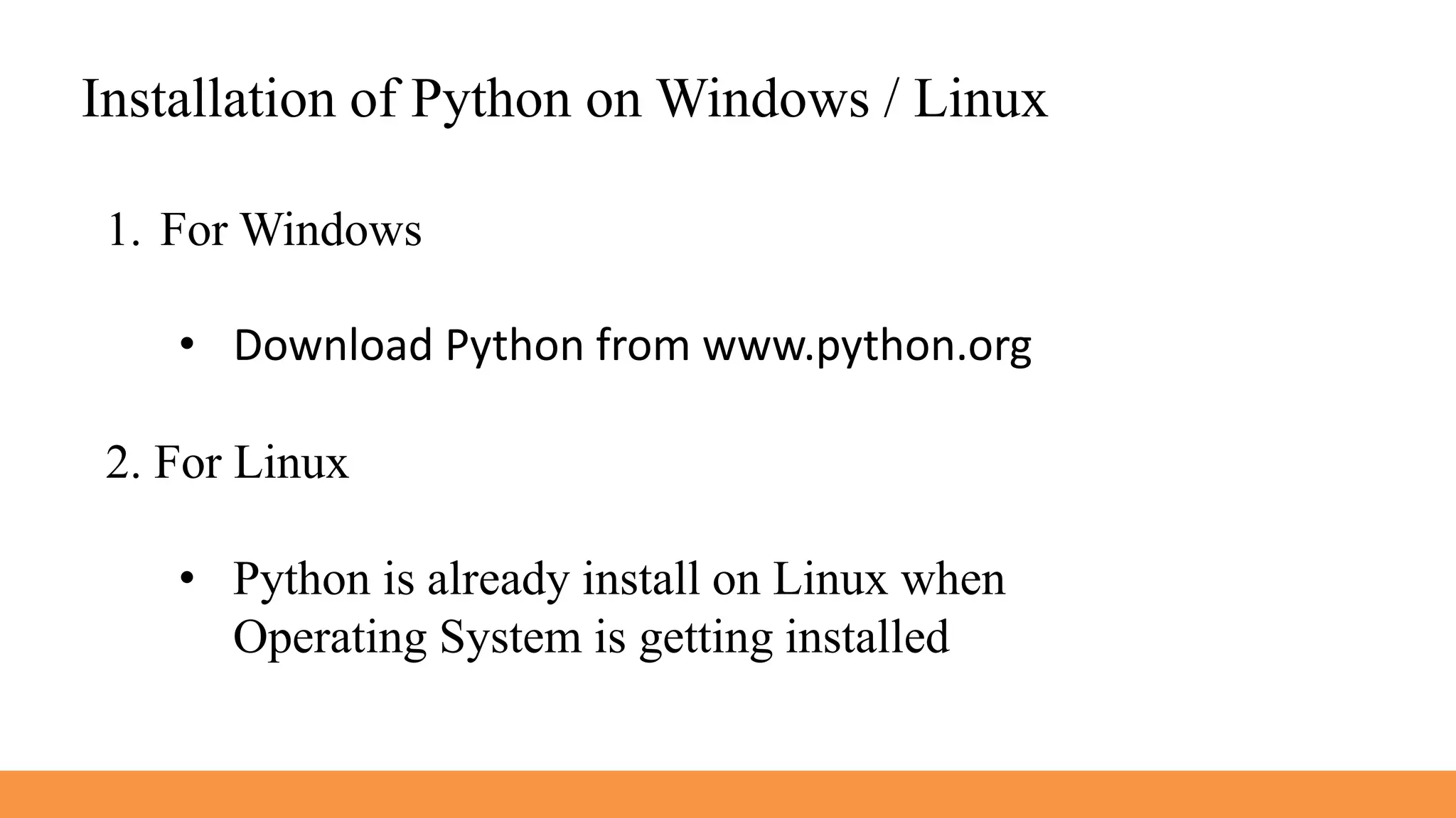 Python Environment Setup And Essentials Modifiedpptx 