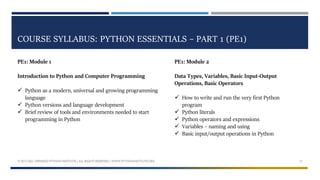 Python Essentials 2.0 -- Overview (Feb 10, 2021).pdf