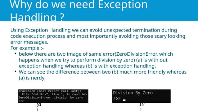 Python Exceptions Powerpoint Presentation | PPT