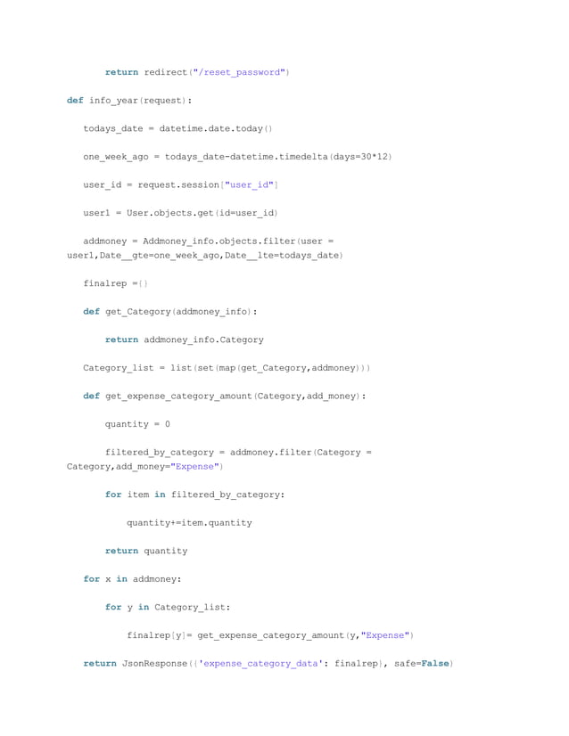 Python Expense Tracker Project With Source Codepdf Internet Computing