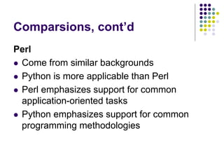 python programming language ppt by brandon | PPT