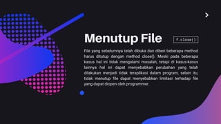 Python File Handling | PDF