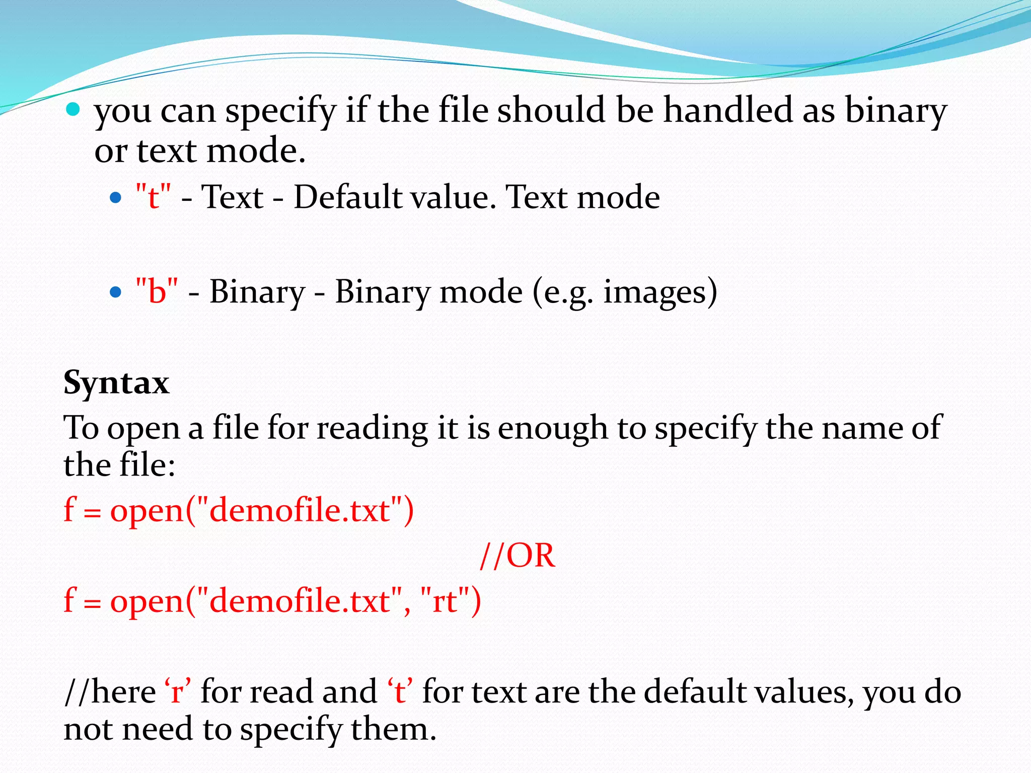 Python Files Directories Part15 Pptx Operating Systems Computer