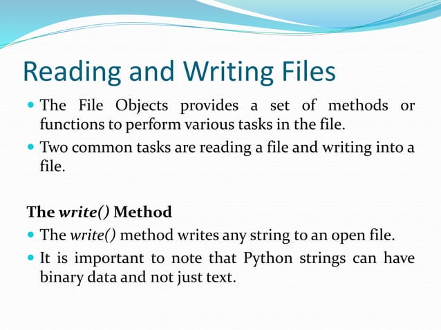 Python Files Directories Part16 Pptx Programming Languages