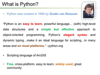 Esri South Africa Python for Everyone | PPTX | Programming Languages | Computing