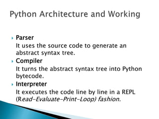 Python basics | PPTX