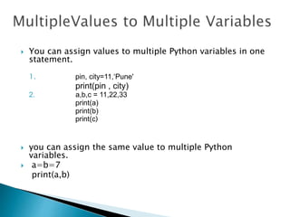 Python basics | PPTX