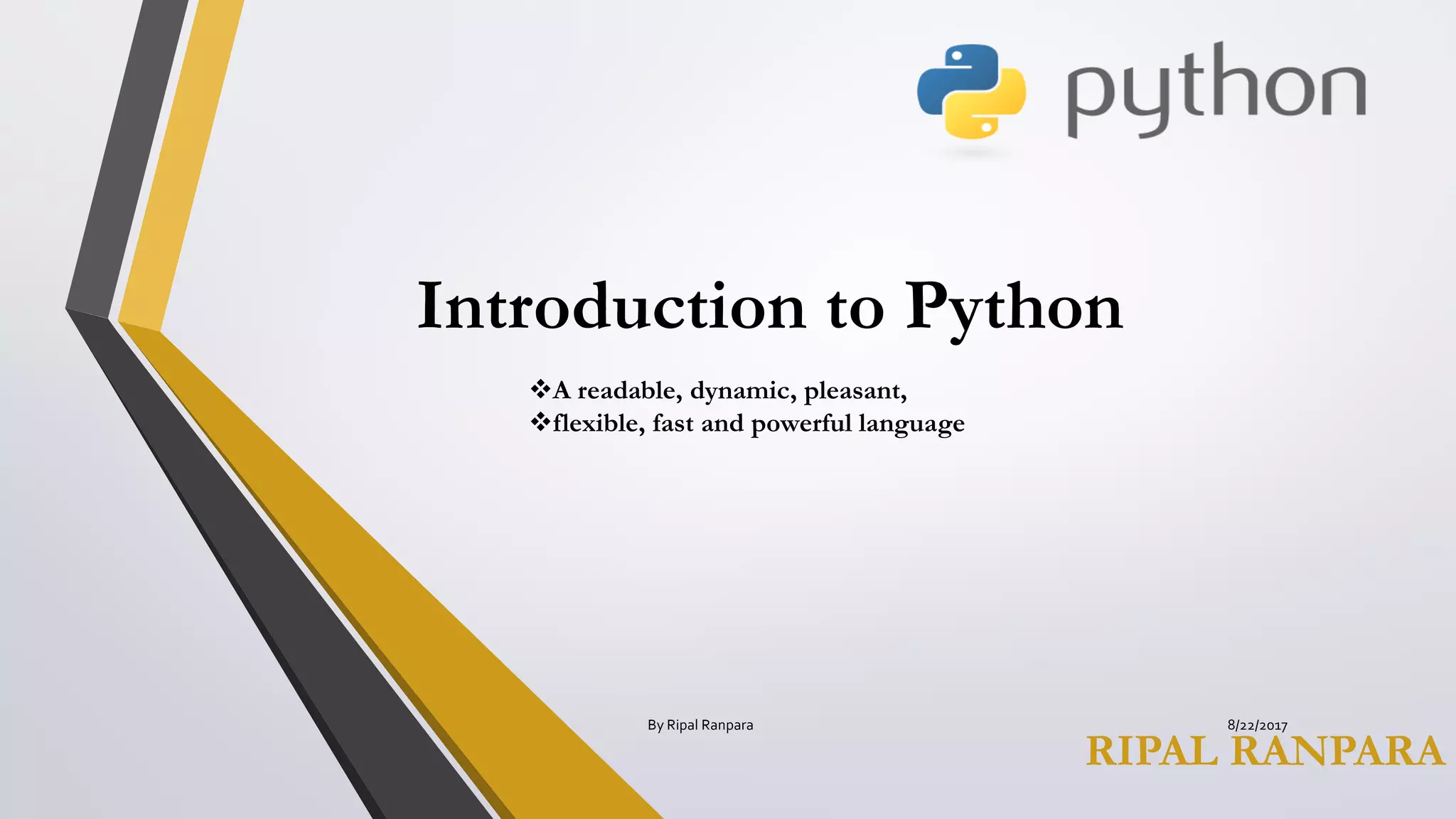 Python final ppt | PPT
