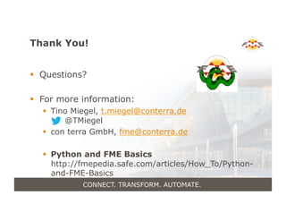 Beyond 49x Transformers: Don't be afraid of (the) Python! | PPT