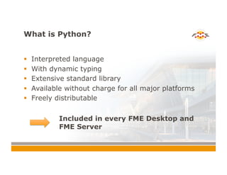 Beyond 49x Transformers: Don't be afraid of (the) Python! | PPT