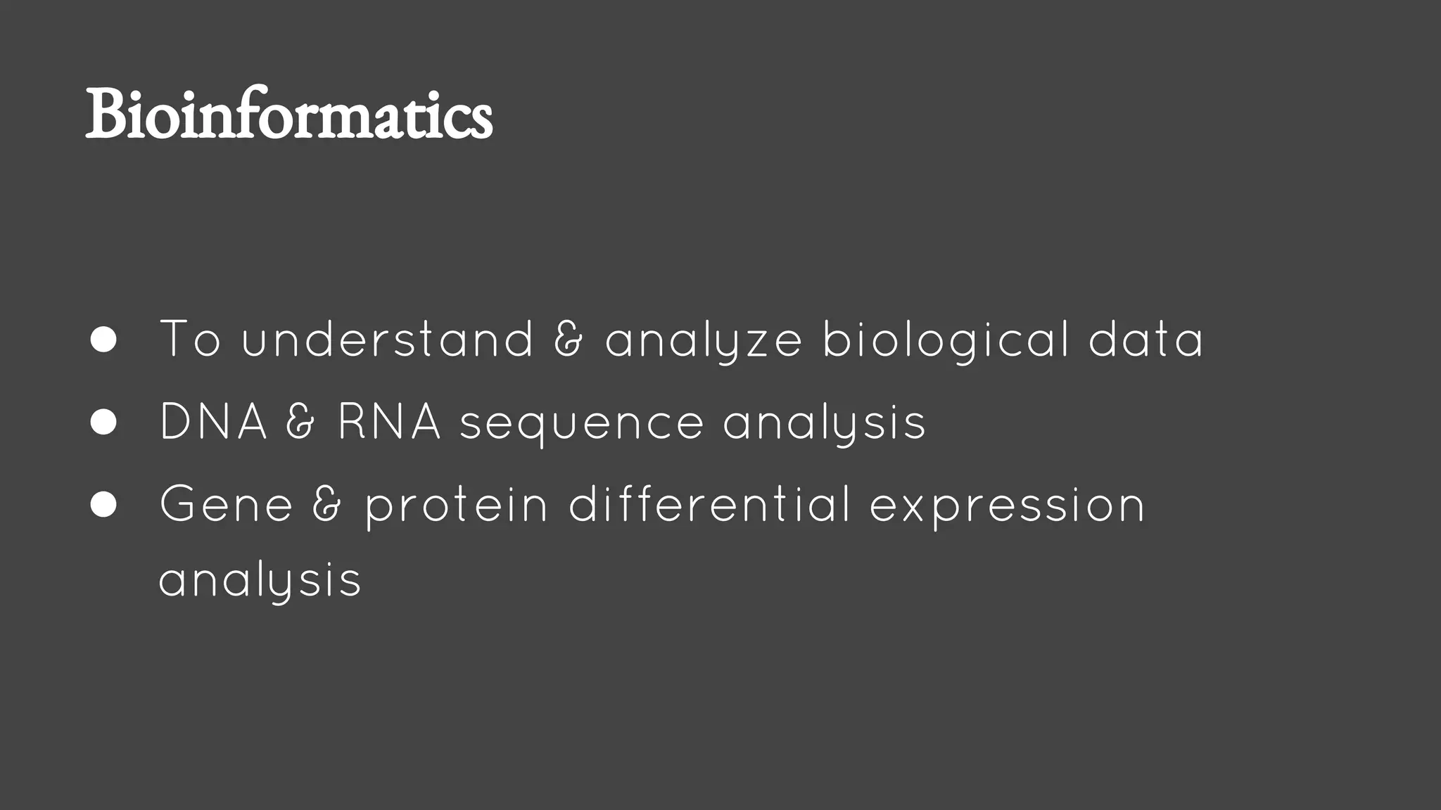 Bioinformatics for Computer Scientists | PDF