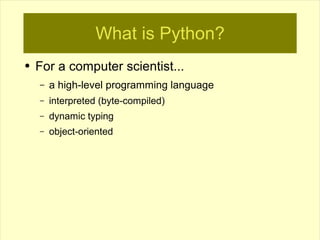 Python for Chemistry | PDF