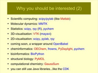 Python for Chemistry | PDF