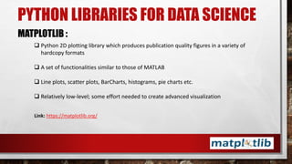 Python for data science | PPTX