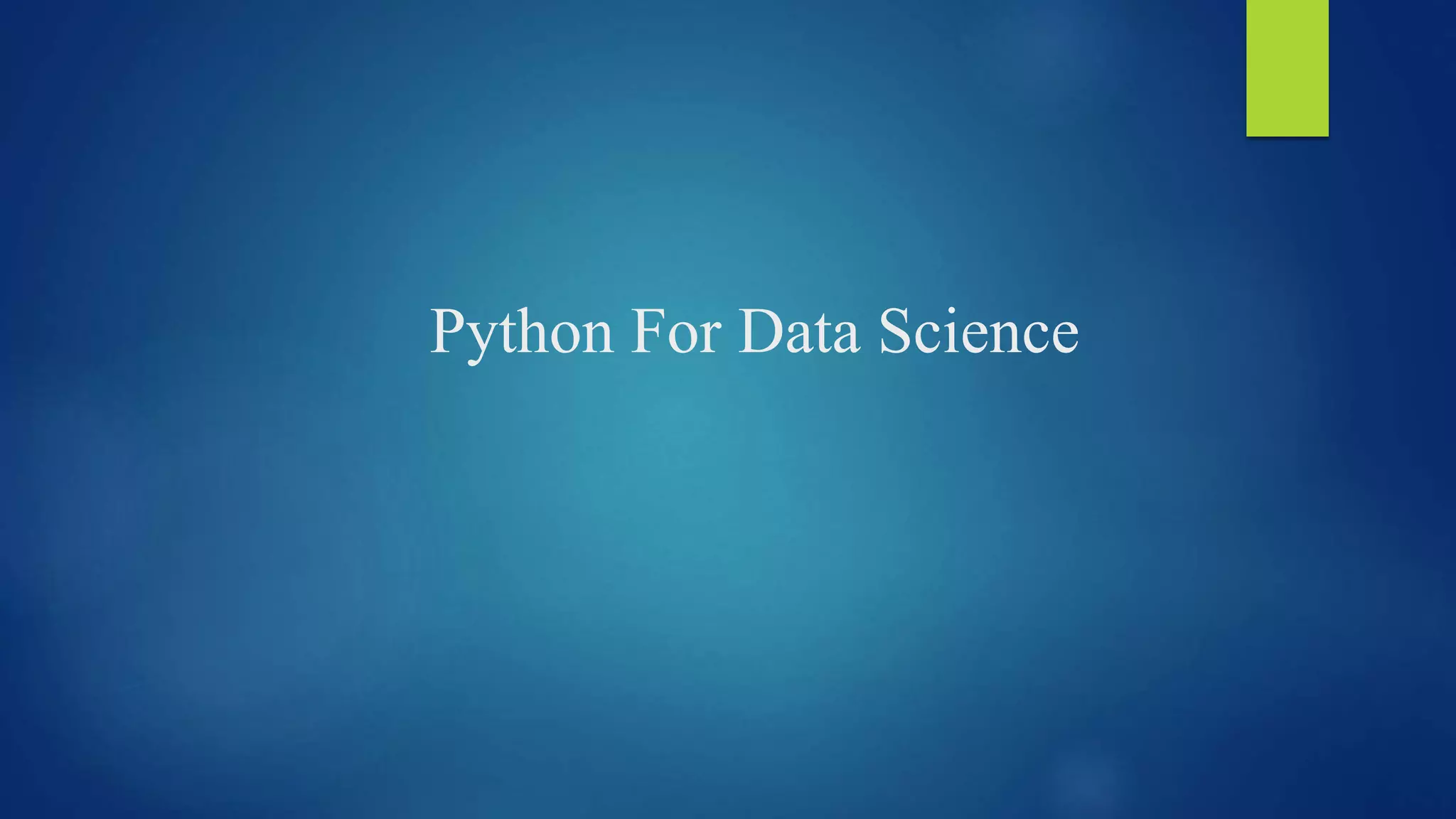 Python For Data Science.pptx