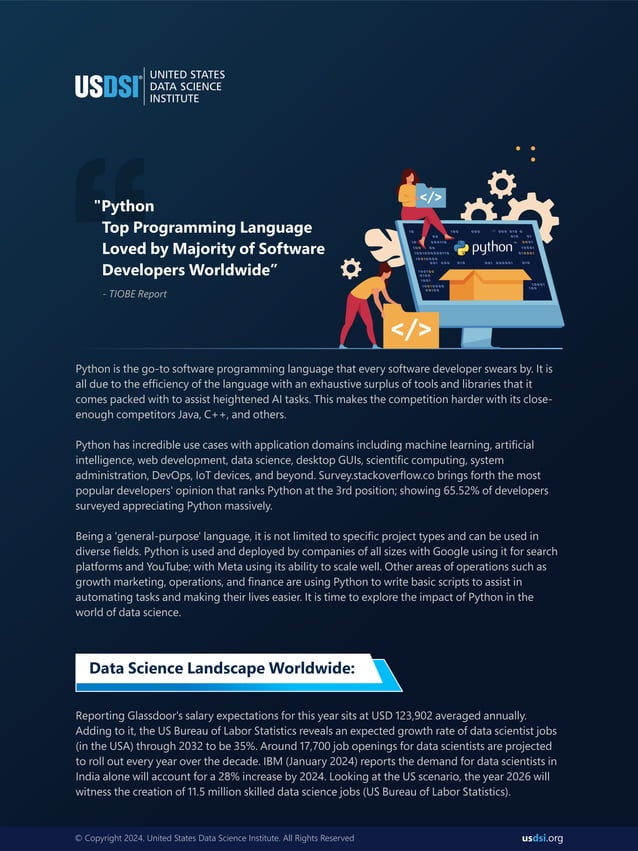 PYTHON FOR DATA SCIENCE- EXPLAINED IN 6 EASY STEPS | PDF