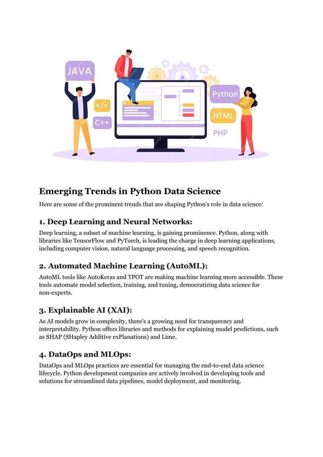 Python For Data Science Trends And Tools Pdf