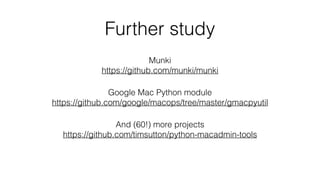 Python for Mac Admins | PPT