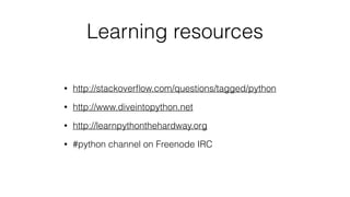 Python for Mac Admins | PPT