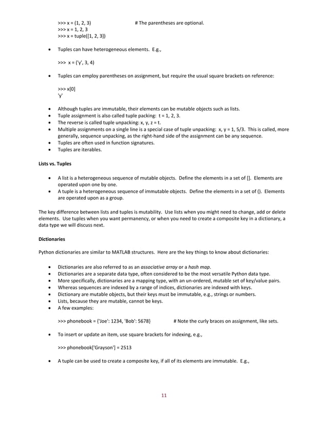 Python for MATLAB Programmers | PDF