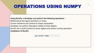 Python for ML.pptx | Free Download