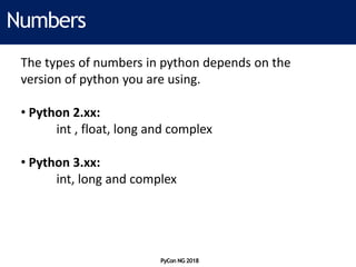 Python for security professionals by katoh jeremiah [py con ng 2018] | PPT