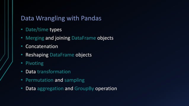 Python for statistical analysis | PPT