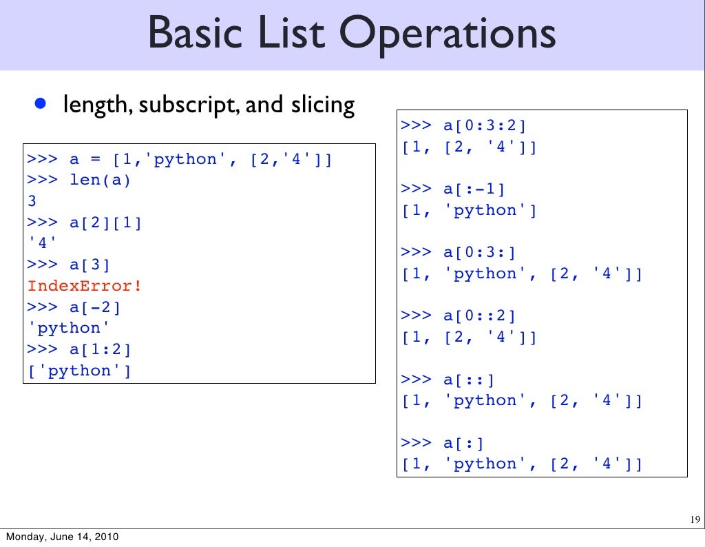 Python for text processing