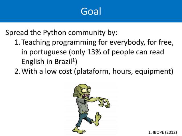 Python, the next Brazilian generation | PPT