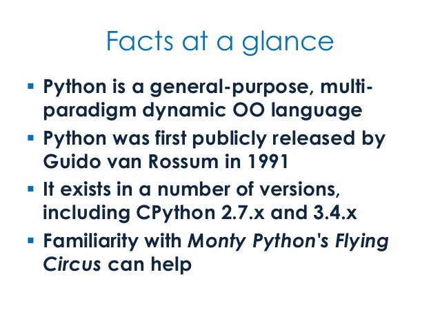 Python Foundation A Programmer S Introduction To Python