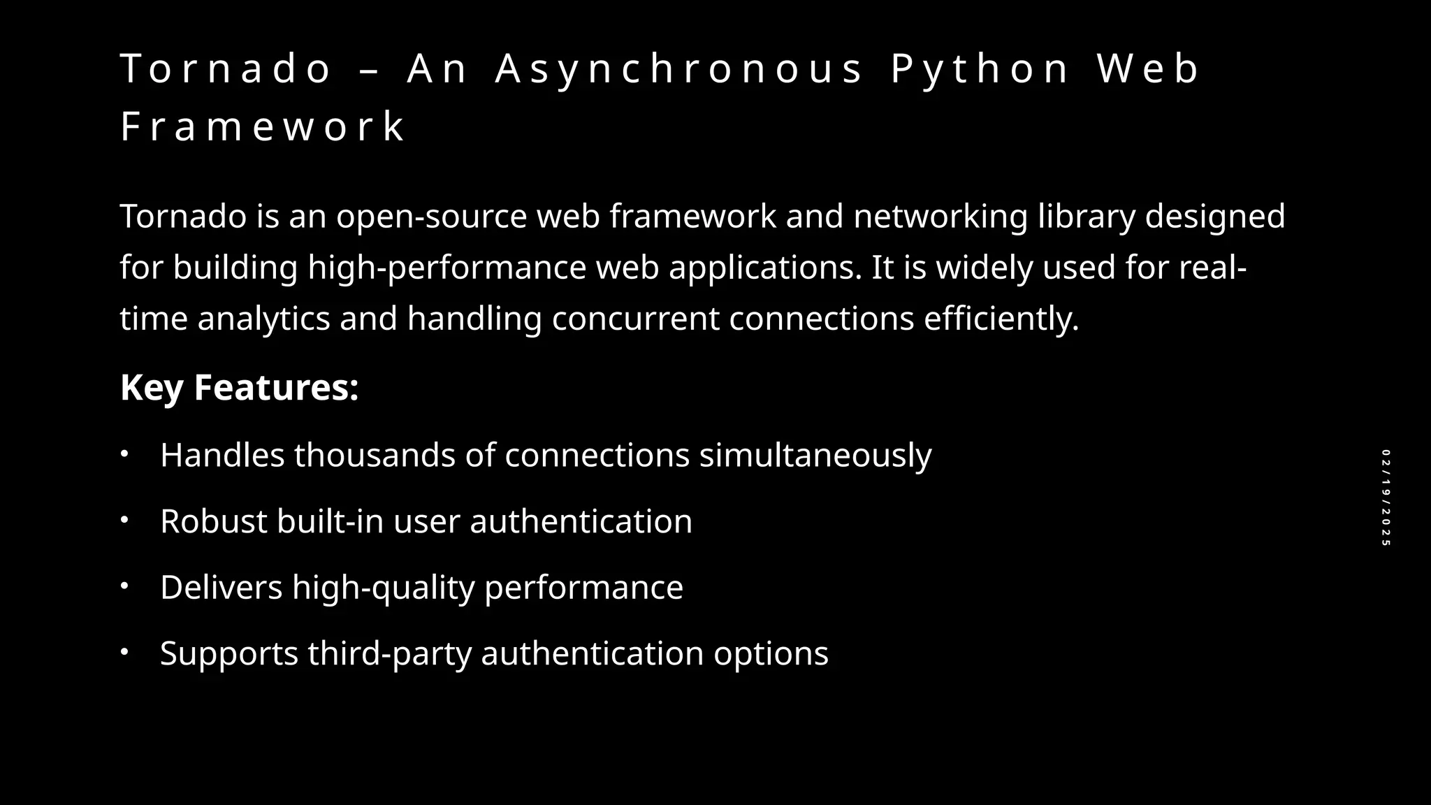 Most Popular Python Frameworks With Key Features | PPTX