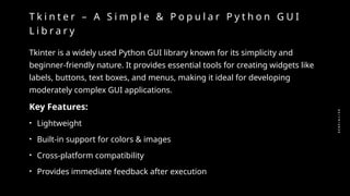 Most Popular Python Frameworks With Key Features | PPTX