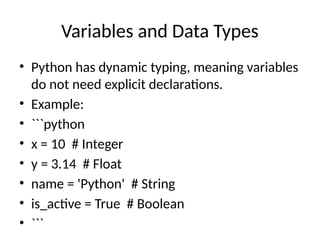 Python_Full_Course_Presentaerertionpptxsre | PPT