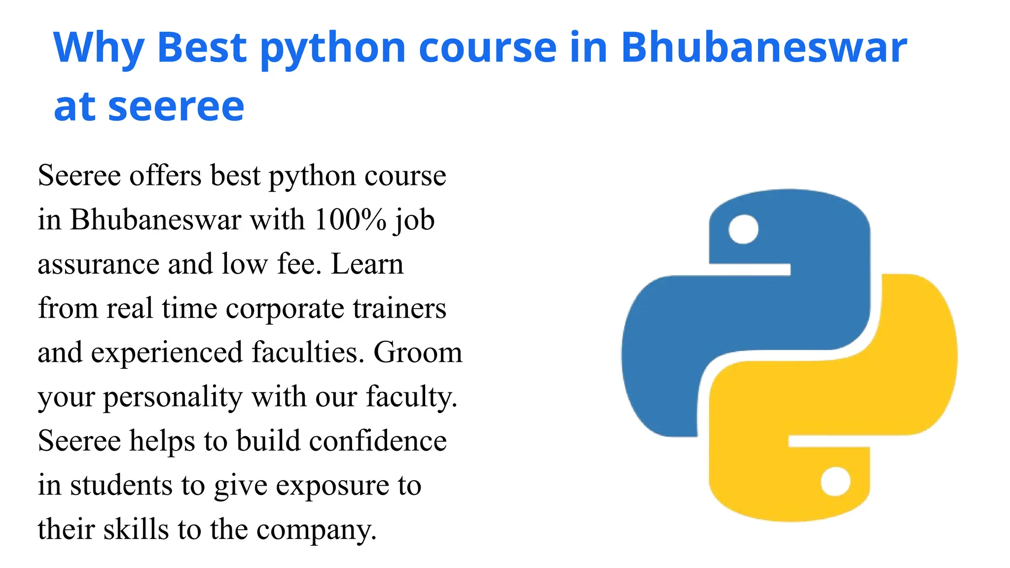 Best Python Training Classes in Bhubaneswar at Seeree | PPTX